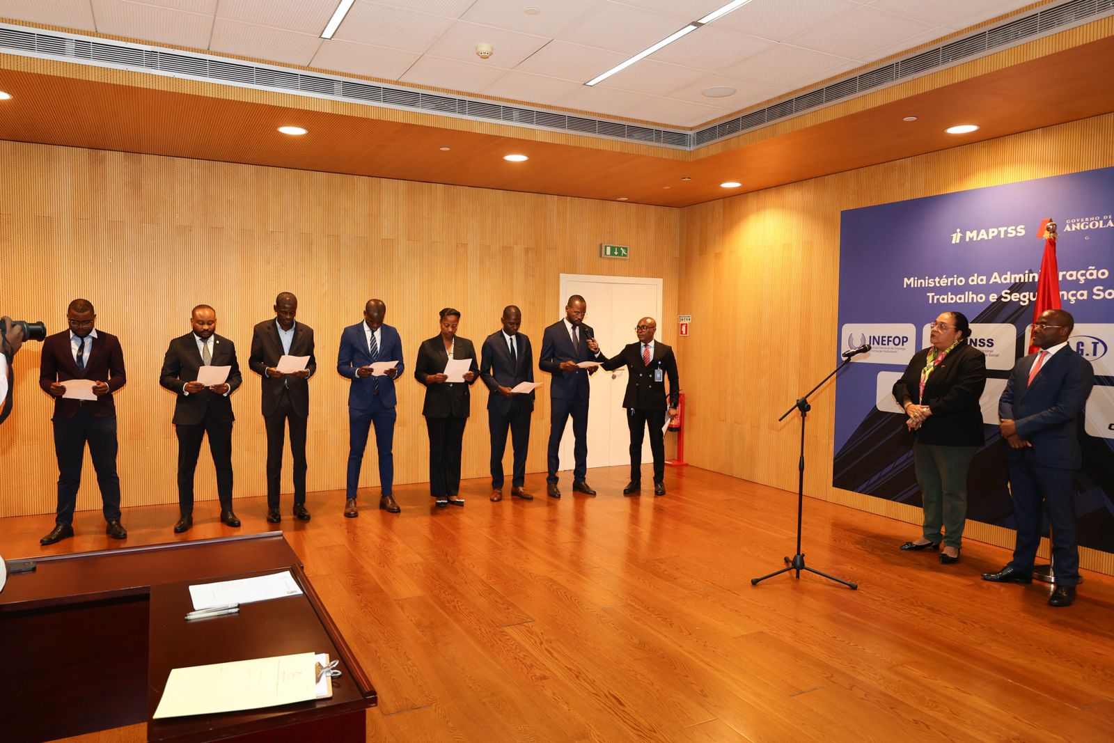 Maptss » IGT, INSS E INEFOP contam com novos Directores e Chefes de Departamentos